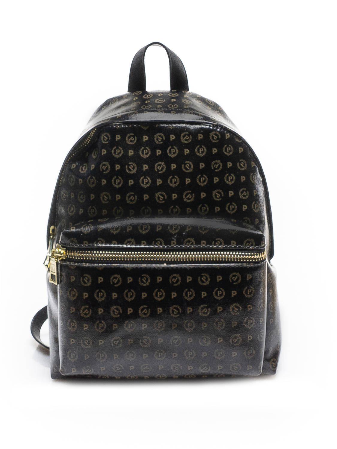 Pollini Heritage Mochila En Lona Vitrificada Y Piel Negro - ¡Compra A ...