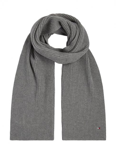 Tommy Hilfiger Essential Flag Bufanda De Algodón Brezo Gris Medio ...