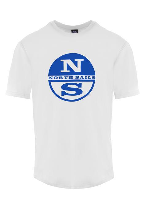 North Sails Logo Print Camiseta De Algodón Blanco - ¡Compra A Precios ...
