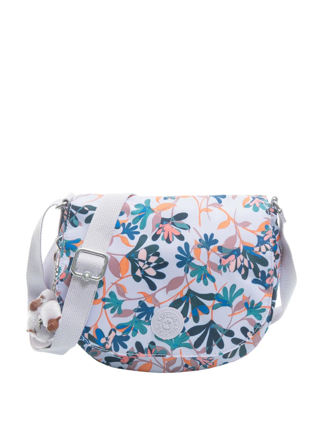 Kipling Lucasta Mini Bolso Con Solapa Para El Hombro Flores Dramáticas ...