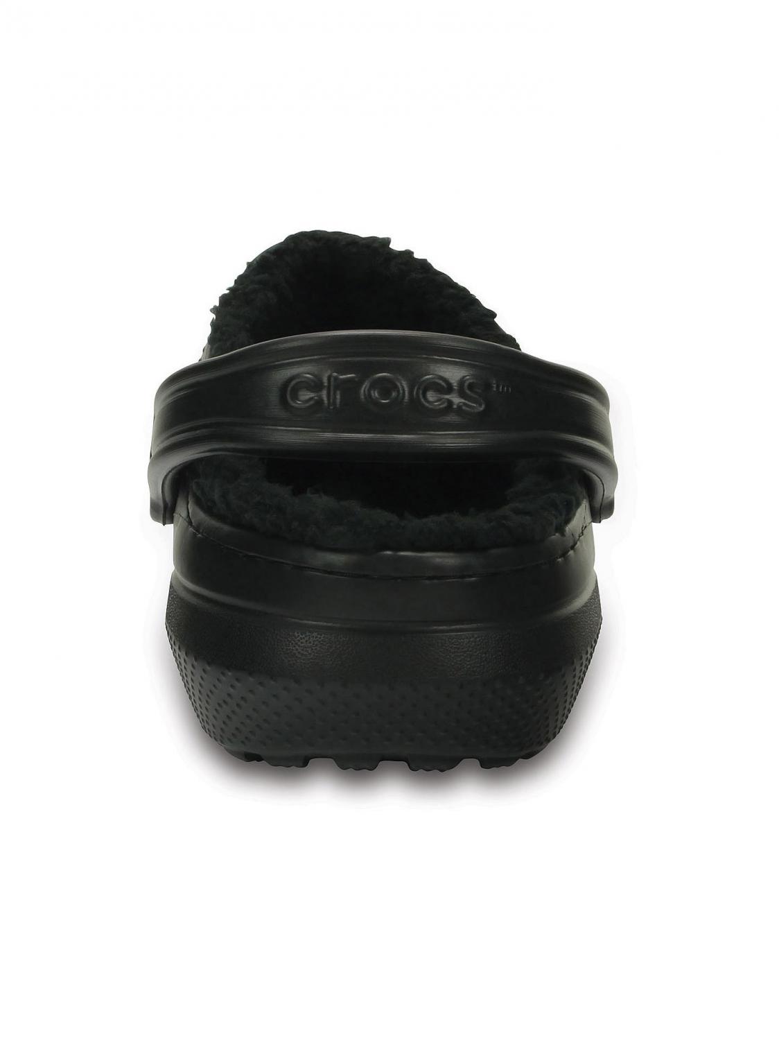 Crocs Classic Lined Clog Zueco Acolchado Negro Negro - ¡Compra A ...