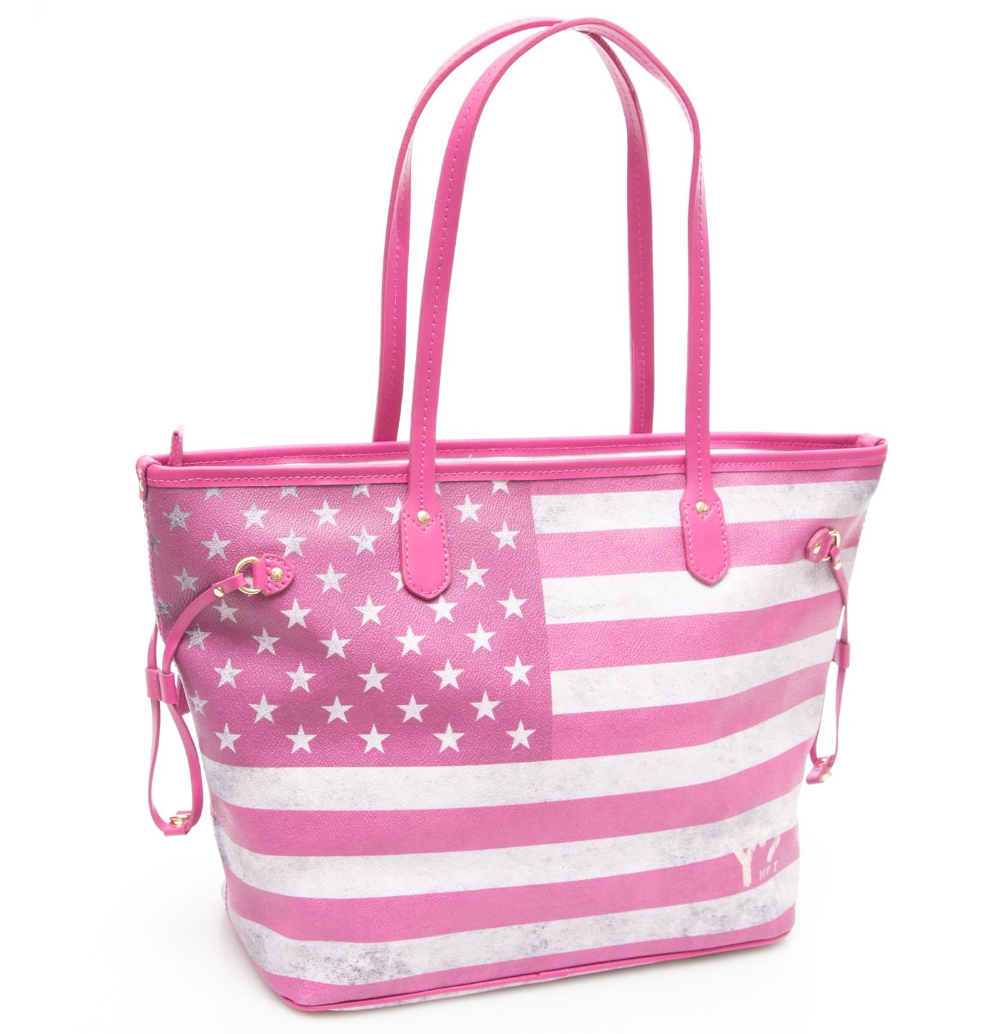 Ynot Flag Color Usa Bolso Shopper De Hombro Fuxia - ¡Compra A Precios ...