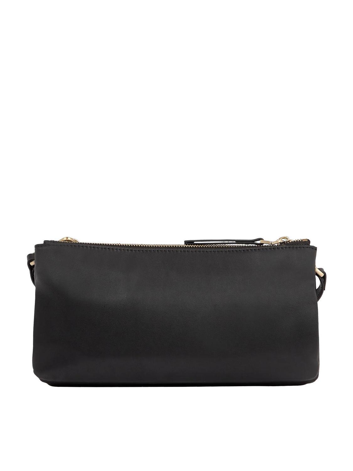 Calvin Klein Re-Lock Double Gusette Bolso De Hombro Negro - ¡Compra A ...