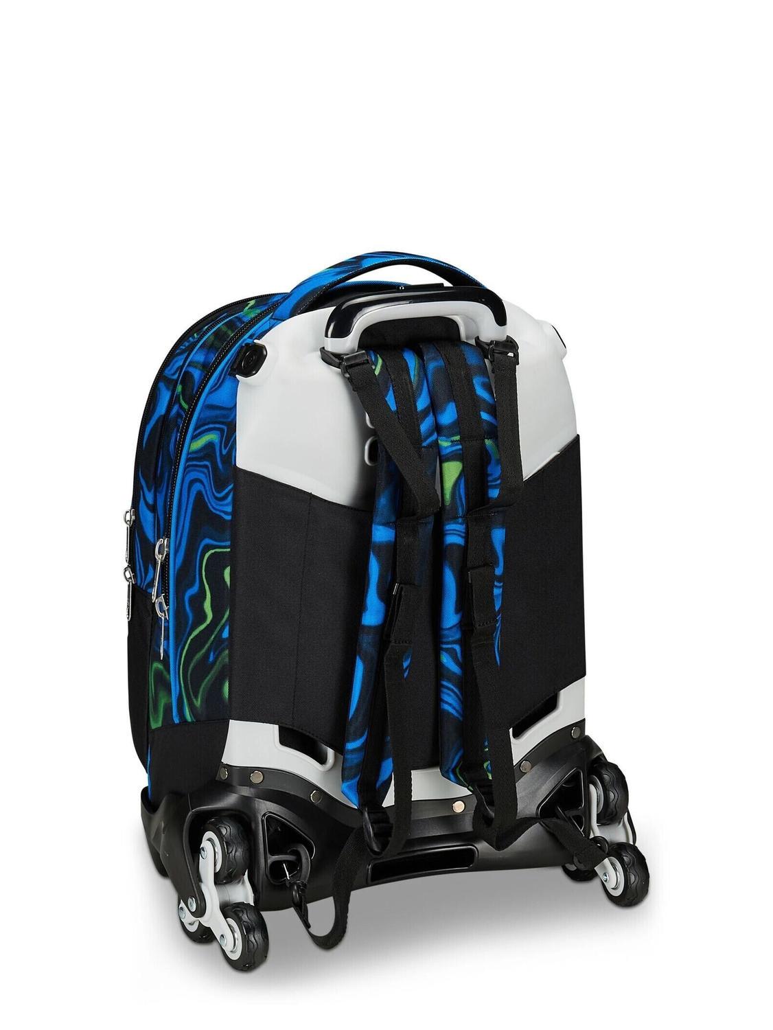 Seven Detach Multi-Shade Boy Carro Mochila Doble Desmontable Negro ...