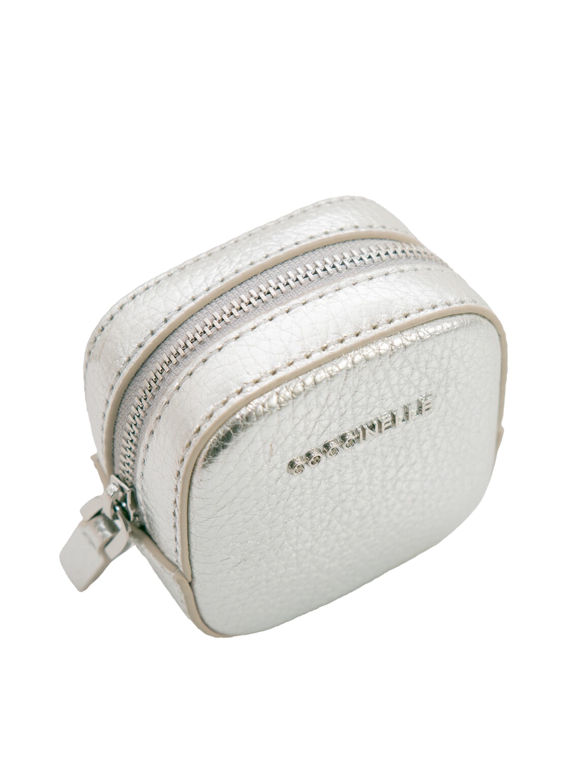 Coccinelle Cube Estuche Para Llaves/Monedero De Cuero Silver - ¡Compra ...